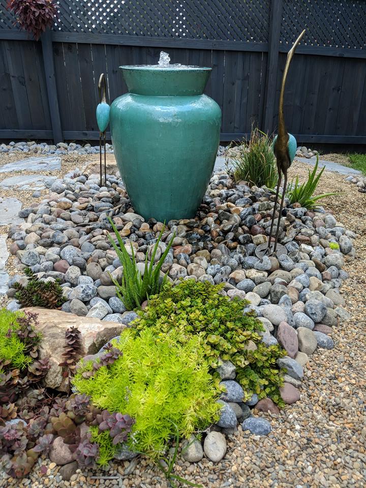 Enhance your Backyard Landscape with a Small Water Feature – Natural ...